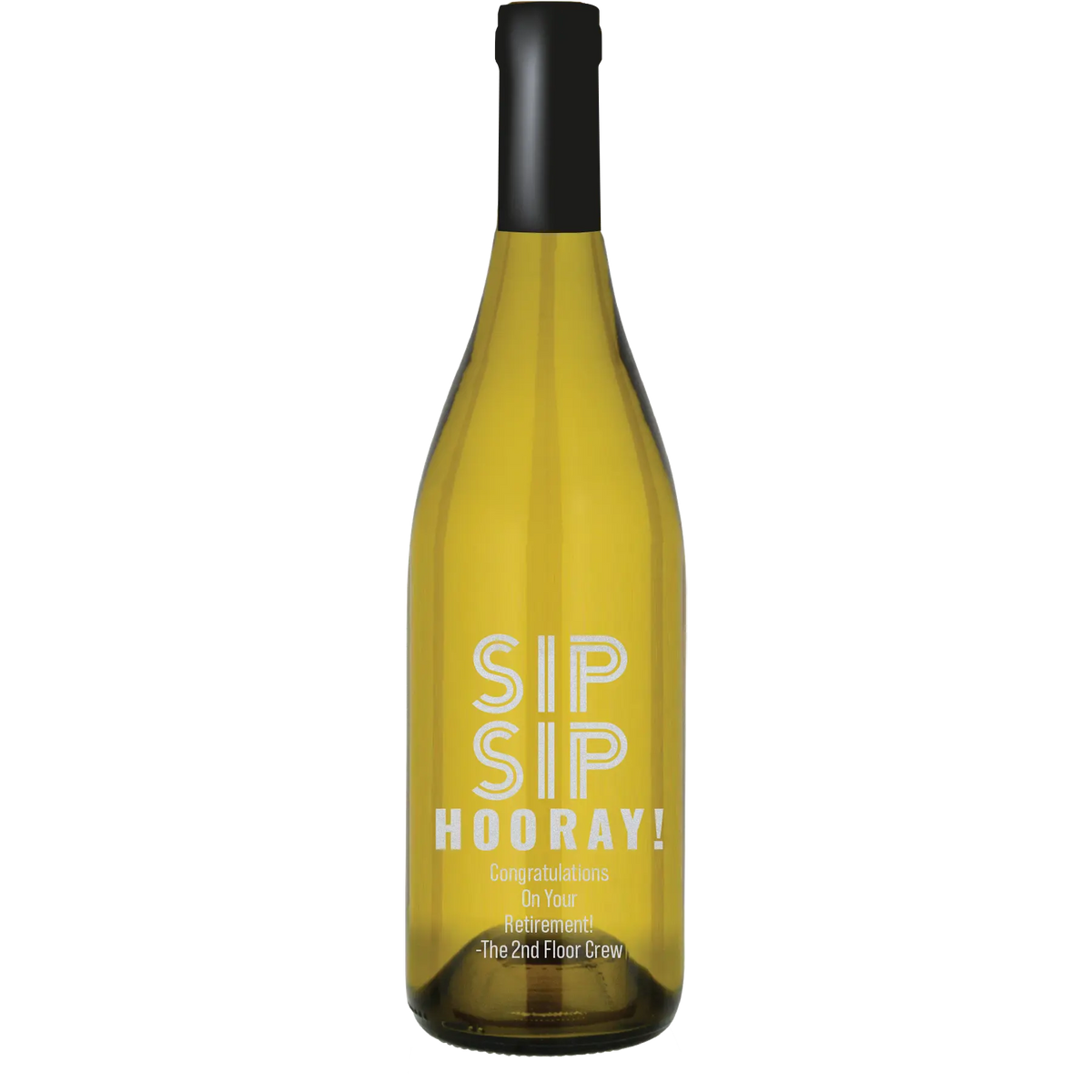 Sip Sip Hooray Custom Wine Bottle | Iconic Cellars