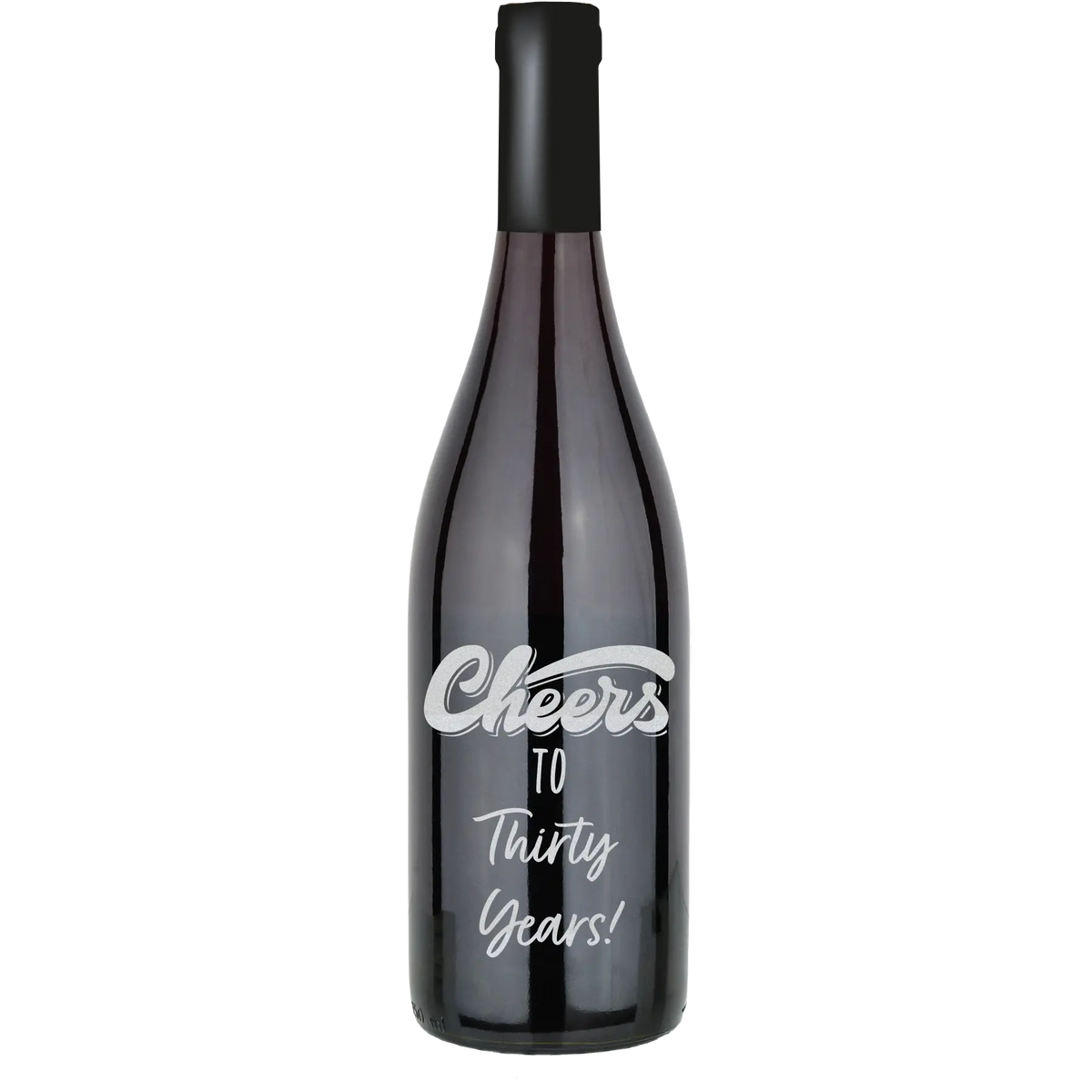 Cheers To Script Custom Wine Bottle | Iconic Cellars