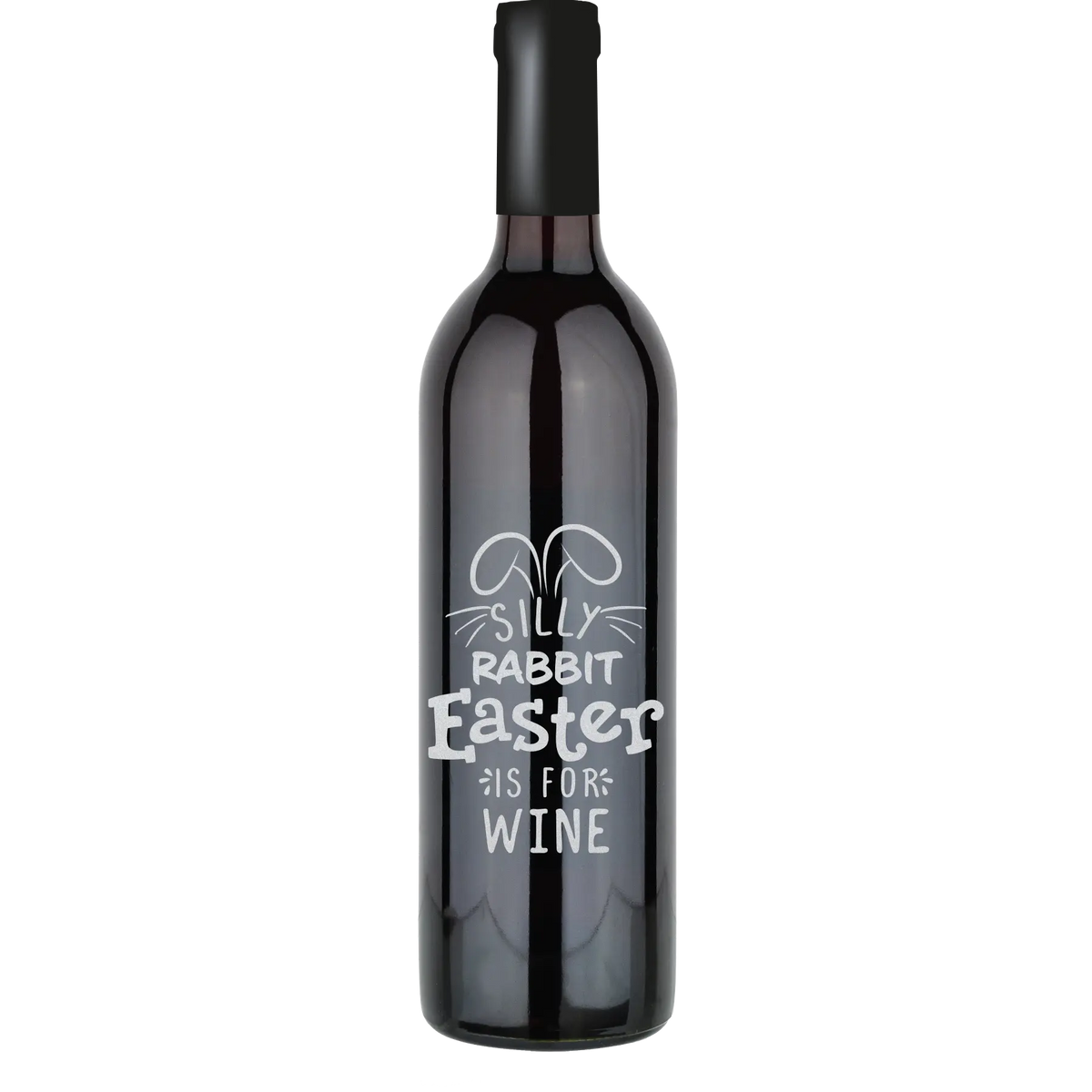 Silly Rabbit Easter is for Wine Custom Wine Bottle | Iconic Cellars